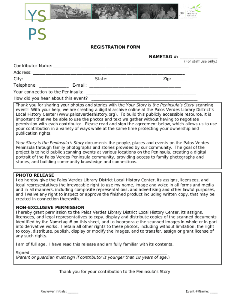 Event Registration and Permission Doc Template | pdfFiller