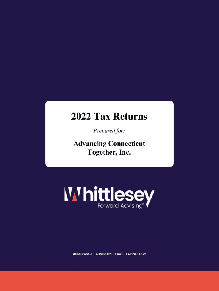 Fillable Online v1ADVANCING CONNECTICUT TOGETHER, INC.11114.001990 NOT ...
