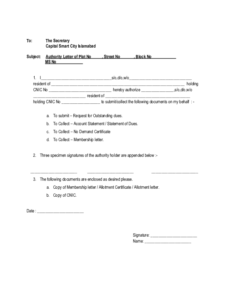 Fillable Online Issuance of SOD for Possession of Plot Fax Email Print ...