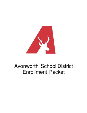 Fillable Online Fillable Online Enrollment Packet - Avonworth School ...