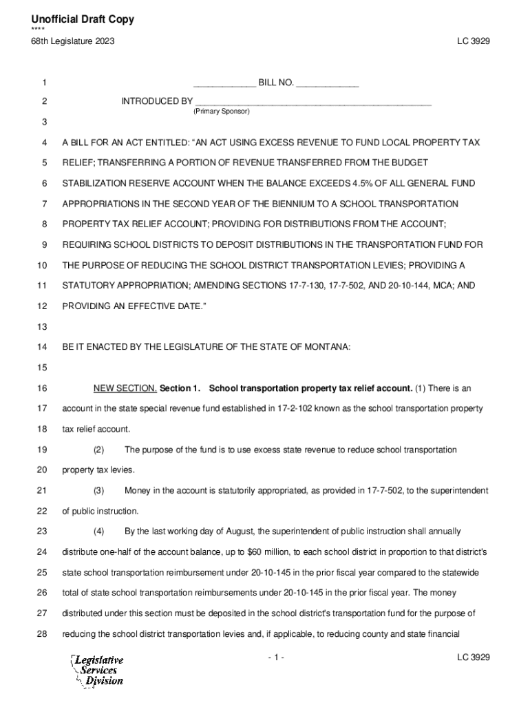 Fillable Online leg mt 1 - Authorized Print VersionSB 392 - Montana ...