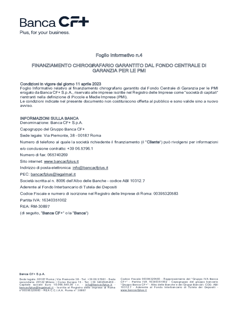 Compilabile Online mutui chirografari impresa con garanzia del fondo ...