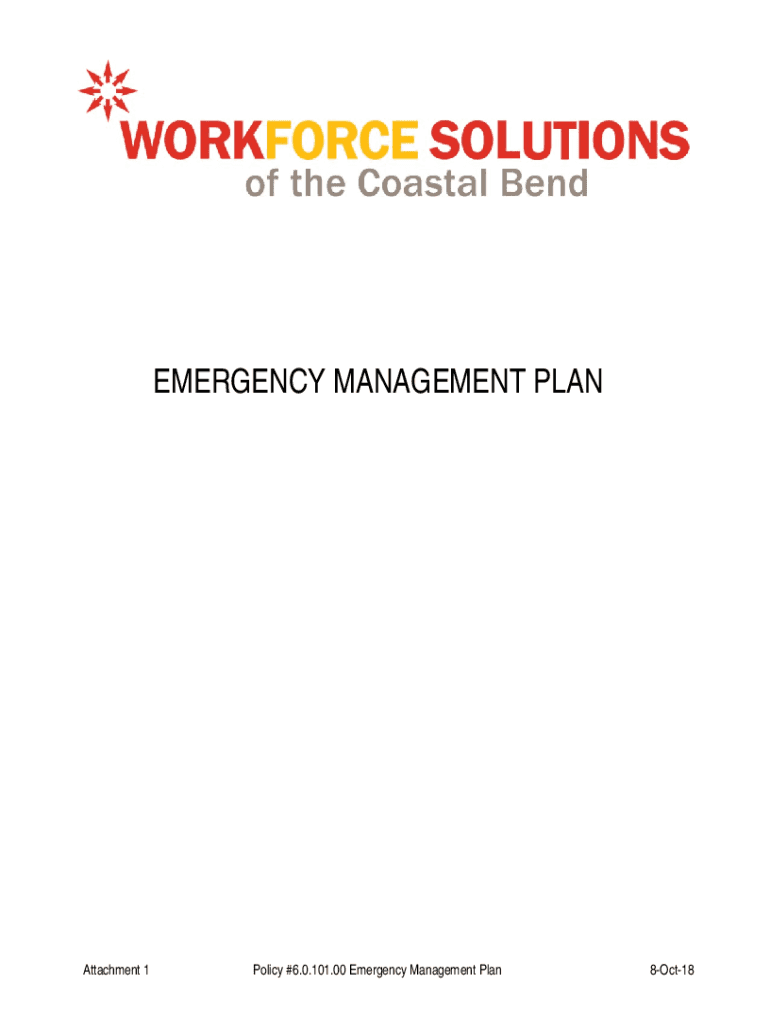 Fillable Online Emergency Management - Continuity of Operations Plan ... Fax Email Print - pdfFiller