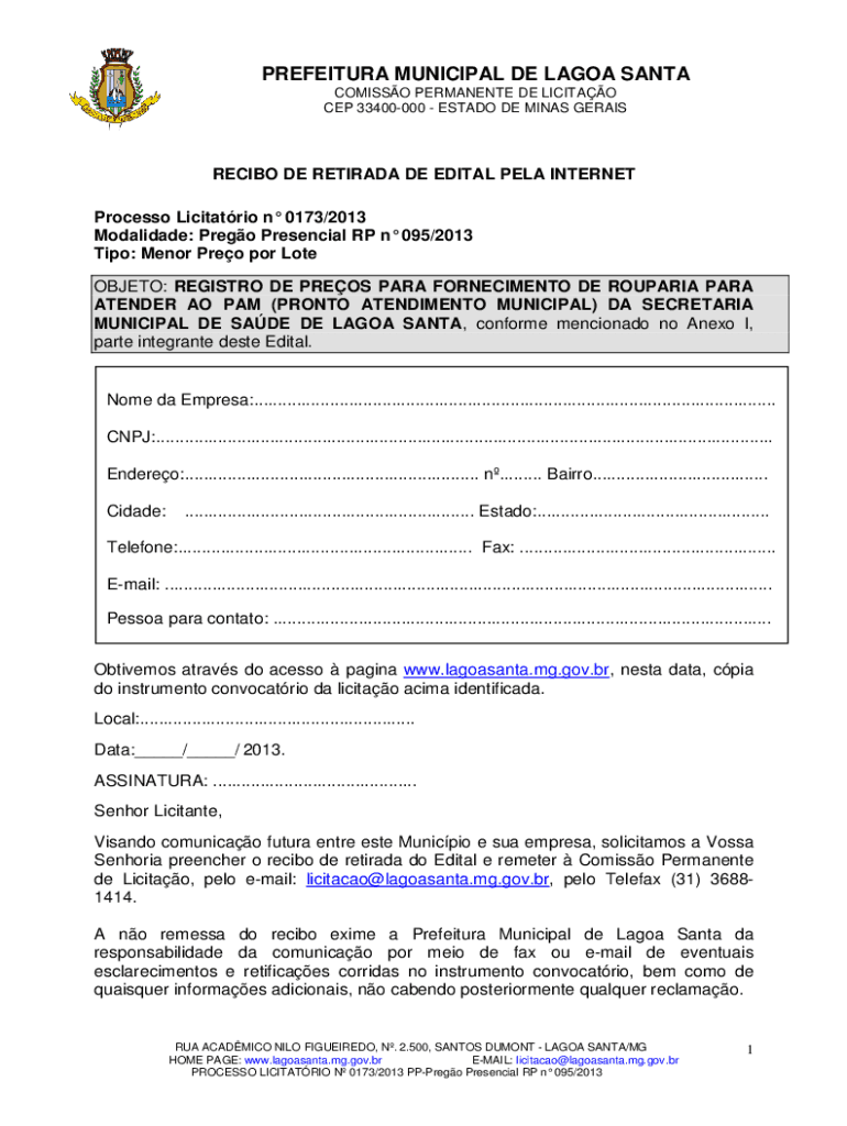 Preenchível Disponível Extrato de Edital para Licitao Fax Email Imprimir - pdfFiller