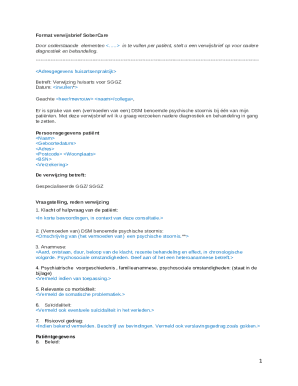 Download voorbeeld verwijsbrief Doc Template | pdfFiller