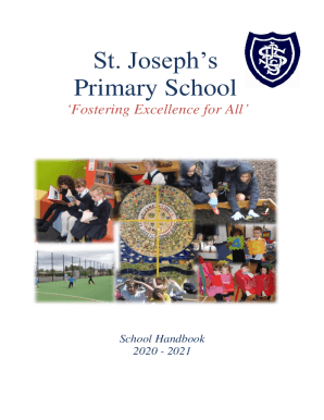 Fillable Online St Joseph's Catholic Primary School, Broadstairs: Home Fax Email Print - pdfFiller