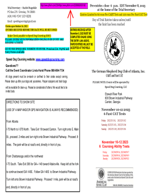 Fillable Online Trial Secretary Rachel Ragsdale Fax Email Print - pdfFiller