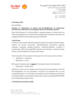 Fillable Online Brunei Shell Petroleum awards long-term contract for ...