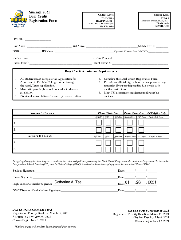 Fillable Online Texas Success Initiative (TSI) - Office of the Provost ...