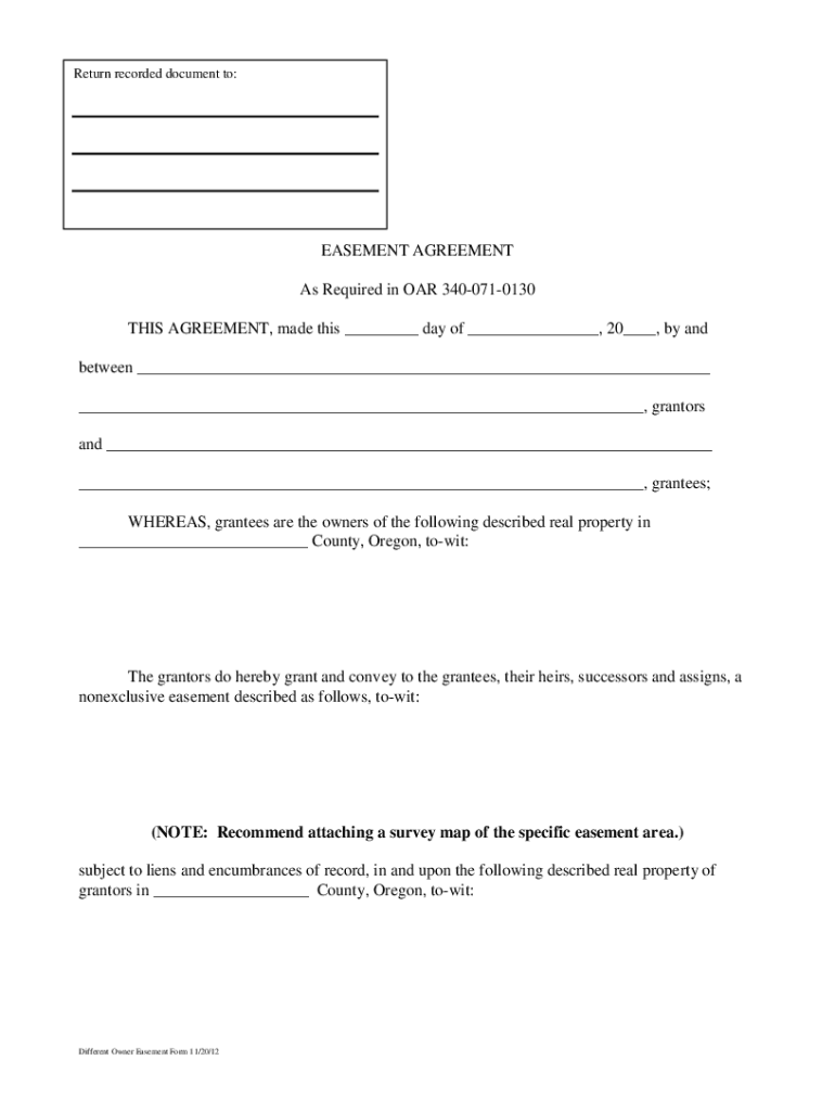 Fillable Online NOTICE OF TERMINATION OF EASEMENT FOR BRUSH ... Fax ...
