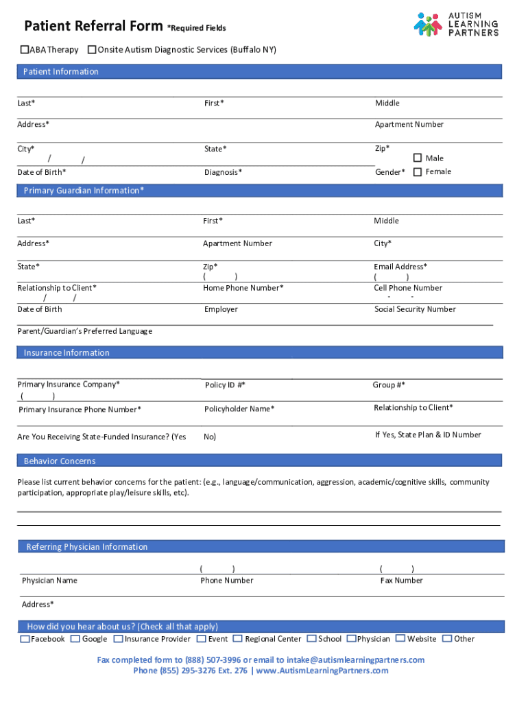 Fillable Online As You Are: Virtual Autism Diagnostic Evaluations for Kids Fax Email Print ...