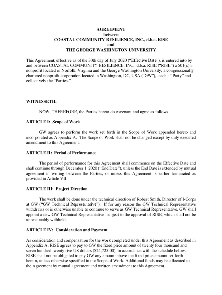 Fillable Online George Washington Region Resilience Plan Fax Email Print - pdfFiller