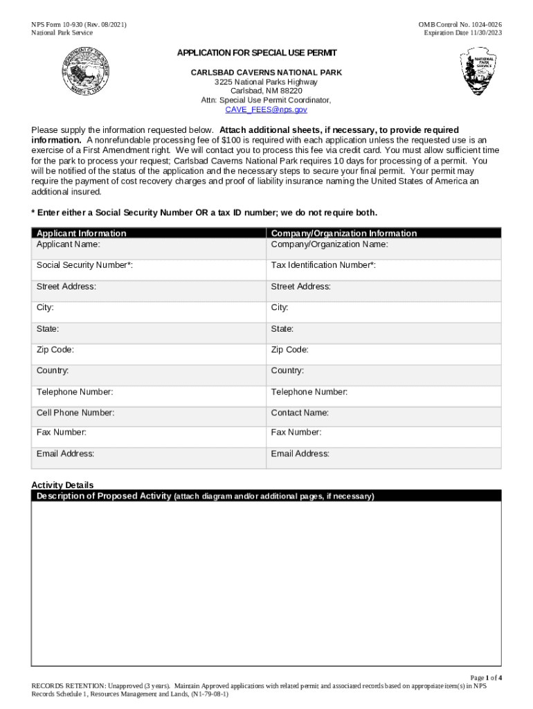 A nonrefundable processing fee of $100 is required with each ...