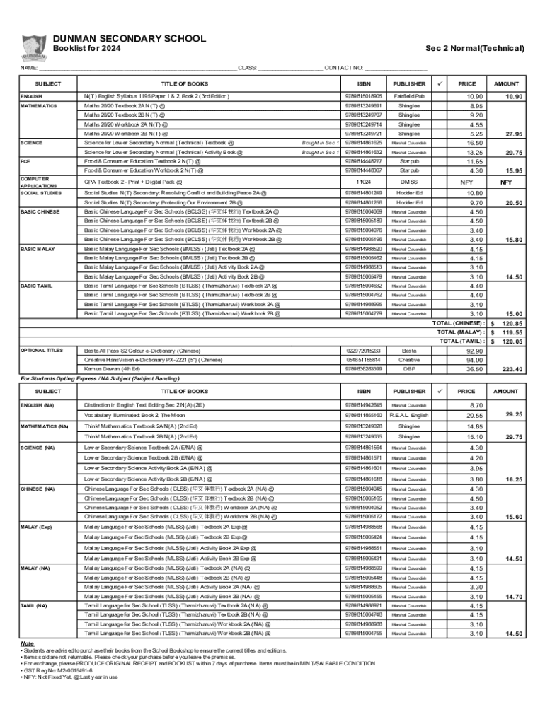 Fillable Online English Language Syllabus T (Syllabus 1195) Fax Email Print - pdfFiller