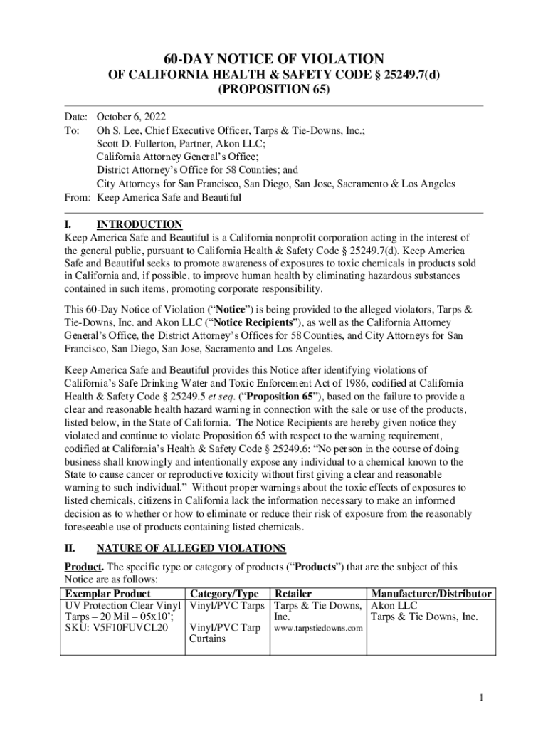 Fillable Online oag ca California Proposition 65: OEHHA Publishes Second ... Fax Email Print ...