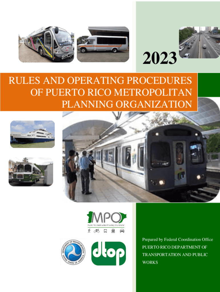 Fillable Online Puerto Rico Department of Transportation and Public ...