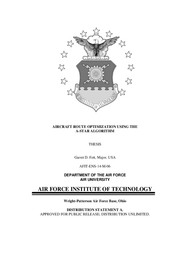Fillable Online Aircraft Route Optimization using the A-Star Algorithm ...