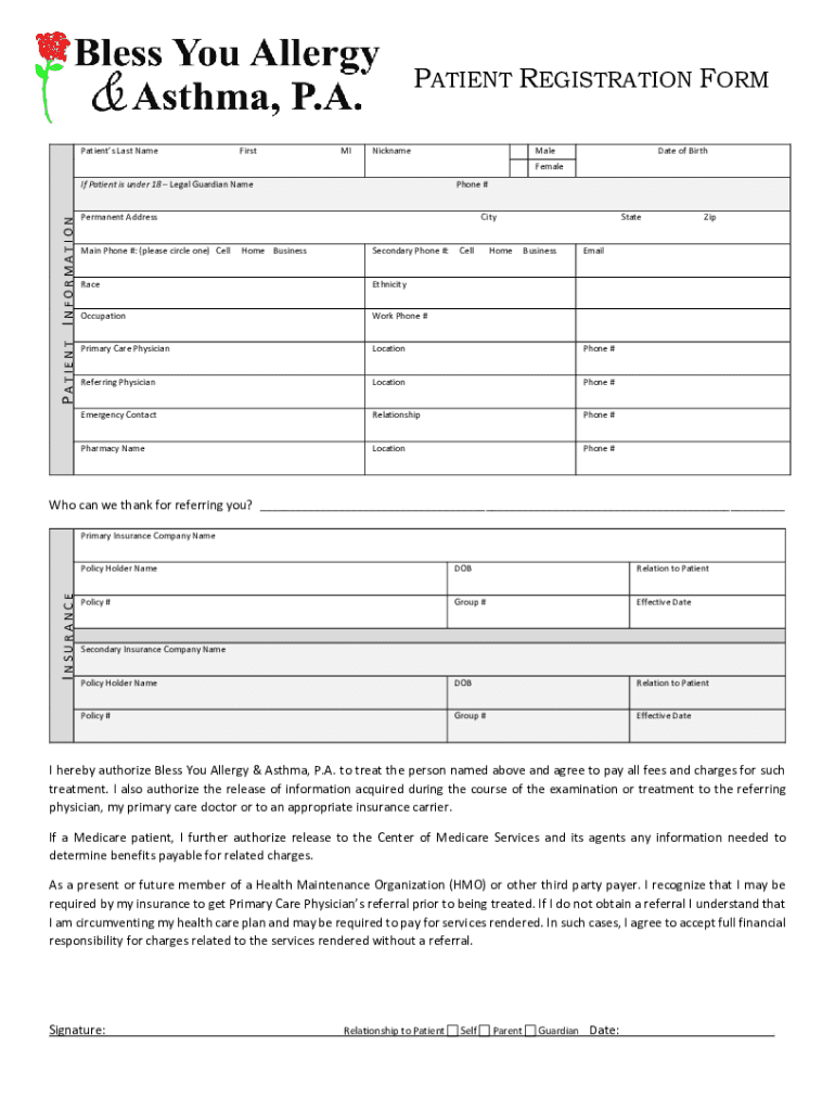Fillable Online Patient Case Information (Please Fill Out Forms ... Fax Email Print - pdfFiller