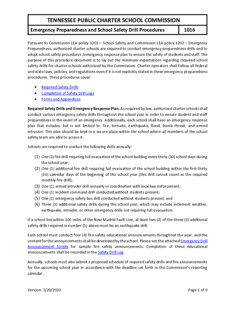 Fillable Online Gov. Bill Lee's Executive Order 97 On School SafetyPDF ...