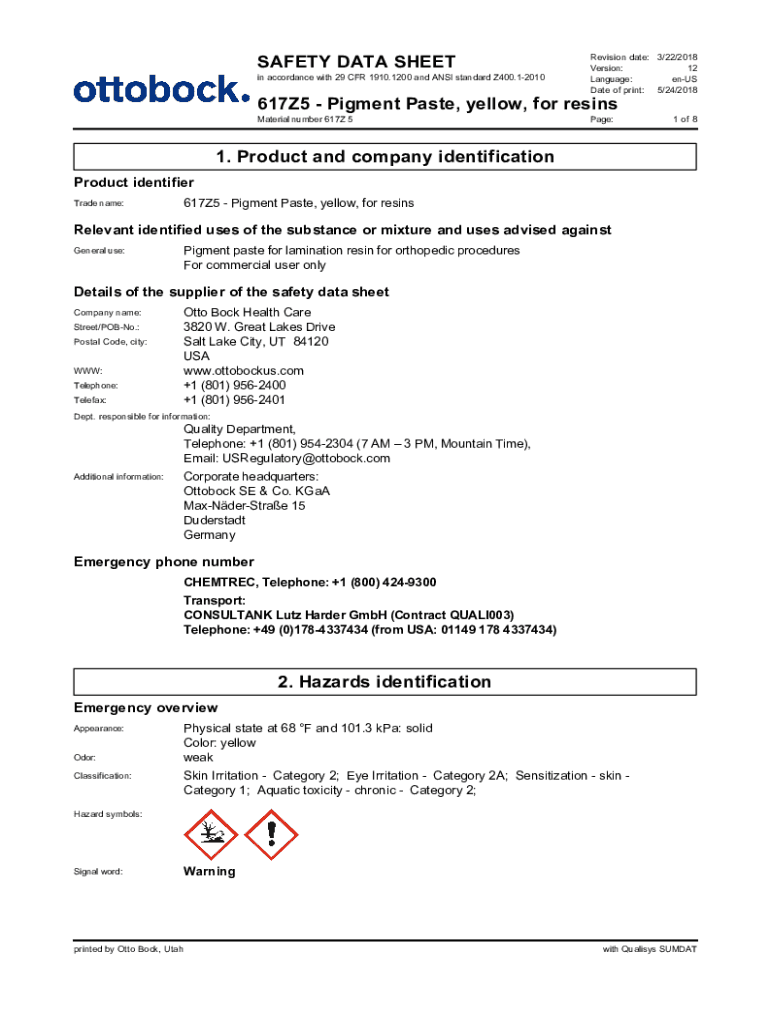 Fillable Online product template for non-catalog-product - Ottobock US Shop Fax Email Print ...