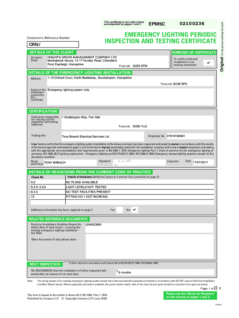 Fillable Online PURPOSE OF CERTIFICATE Fax Email Print - pdfFiller