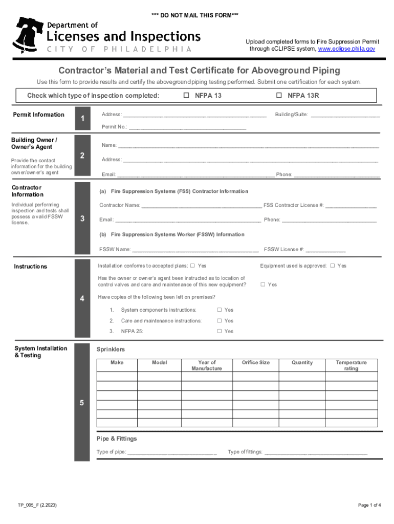 Fillable Online Contractor's Material and Test Certificate for ...