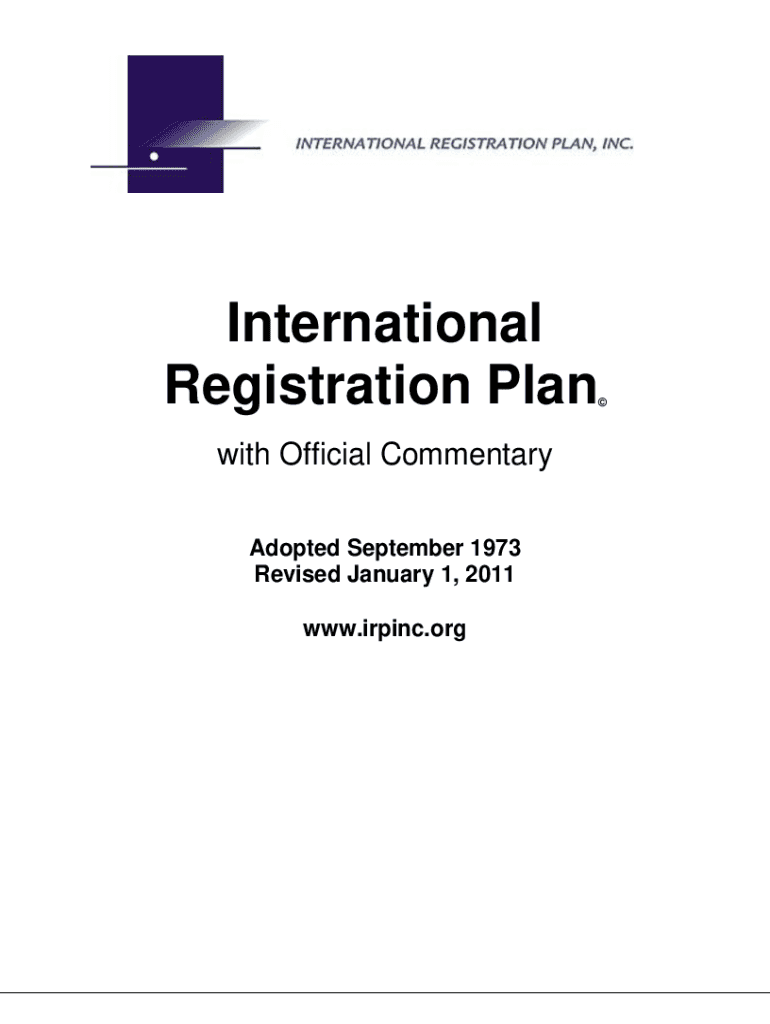 Fillable Online International Registration Plan - California DMV - CA ...