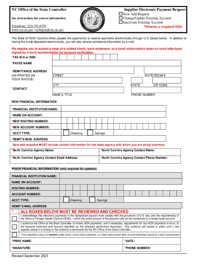 Fillable Online Supplier Electronic Payment Form. V3 Fax Email Print ...