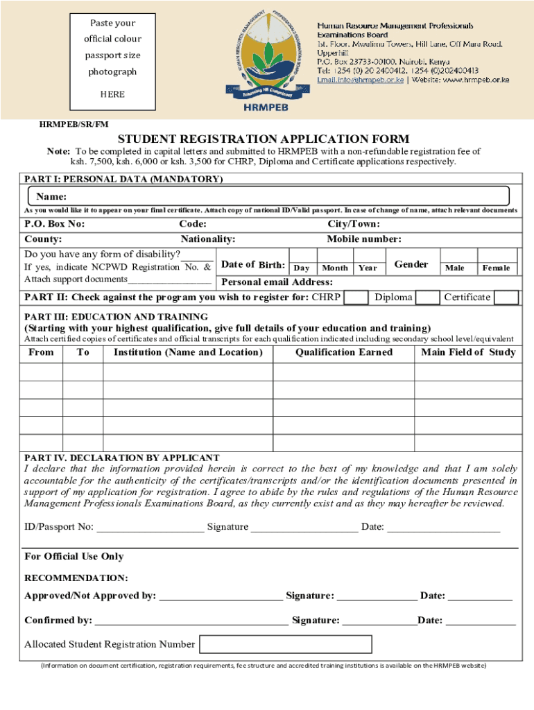 Fillable Online To access HRMPEB Customer Service Charter click Fax Email Print - pdfFiller