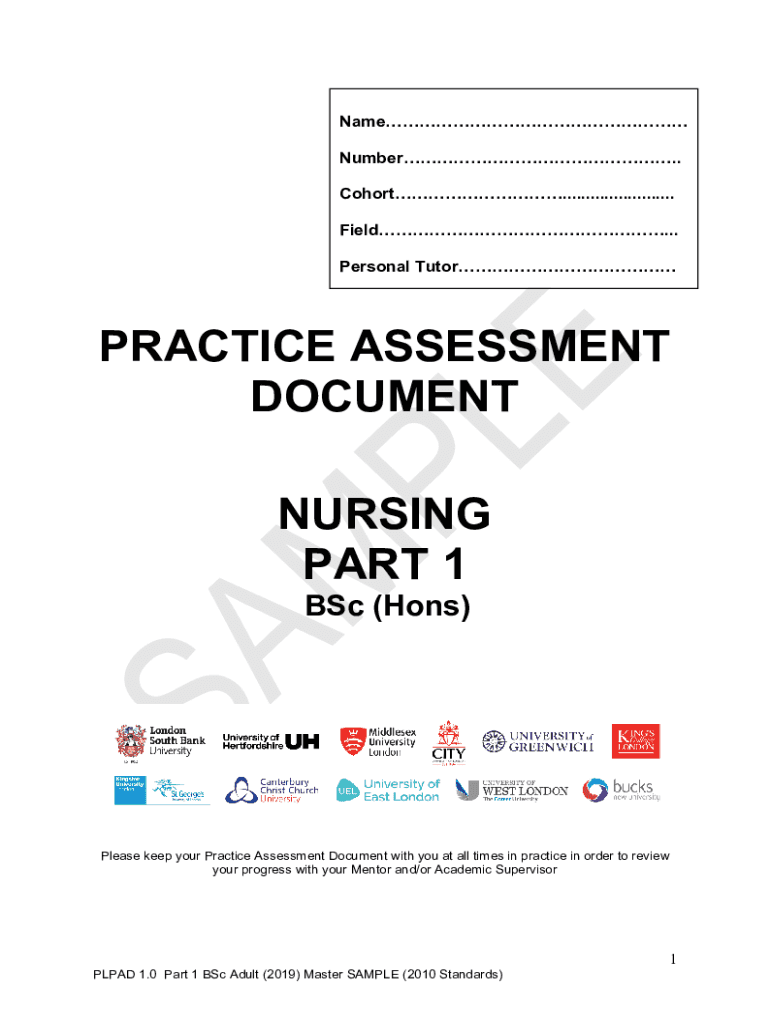 Fillable Online Sample-practice-assessment-document-msc-nursing ...