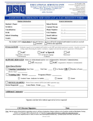 Fillable Online Assitive Technology AT-AAC Request Form 2018.doc Fax ...