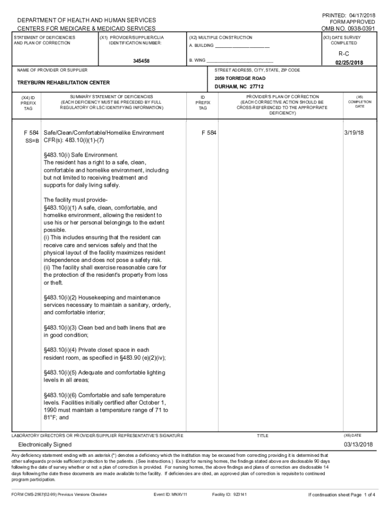 Fillable Online SSB CFR(s): 483 Fax Email Print - pdfFiller