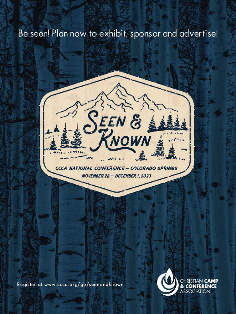 Fillable Online Seen & Known - Christian Camp and Conference ...