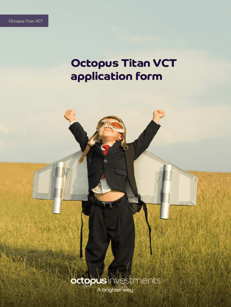 Fillable Online Octopus Titan VCTShare offer: Apply online Fax Email ...