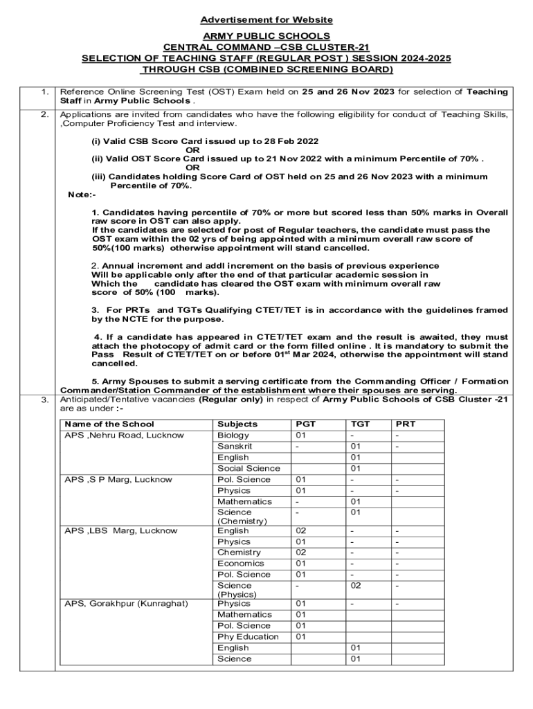 Fillable Online CSB Adv for website with form Fax Email Print - pdfFiller