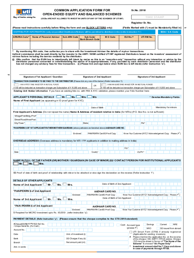 Fillable Online ARN/RIA Code Name of Financial Advisor Sub ARN Code Fax ...
