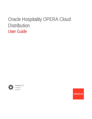 Fillable Online Oracle Hospitality OPERA Cloud Services Release ... Fax ...