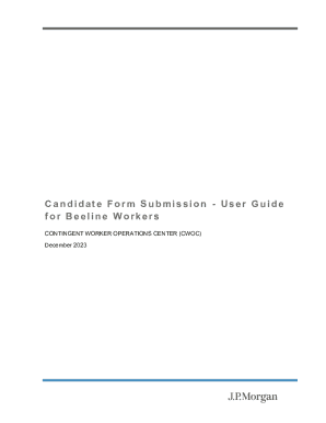 Fillable Online Candidate Form Submission - User Guide for Beeline ...
