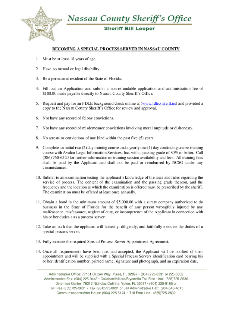 Fillable Online DETERMINATION Process Server - Department of State Fax ...