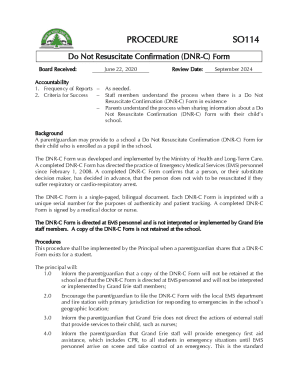 Fillable Online Do Not Resuscitate Confirmation (DNR-C) Form Fax Email ...