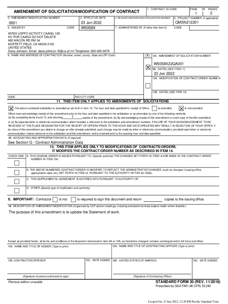 Fillable Online W7MX USPFO ACTIVITY CAANG 129 Fax Email Print - pdfFiller