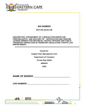 Fillable Online Contract Bulletin Fax Email Print - pdfFiller