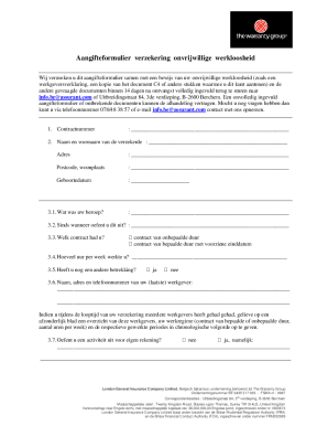 Invulbaar Online werkgeversverklaring, een kopie van het document C4 of andere stukken waarmee u ...