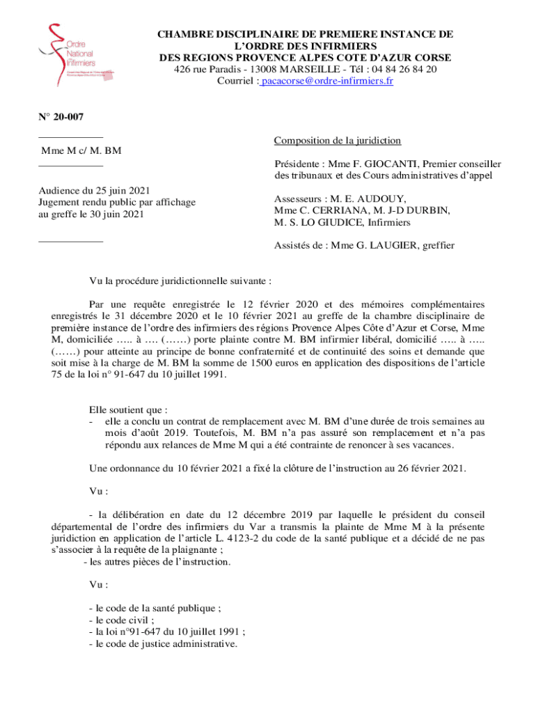 Remplissable En Ligne N 20-007 Fax Email Imprimer - pdfFiller