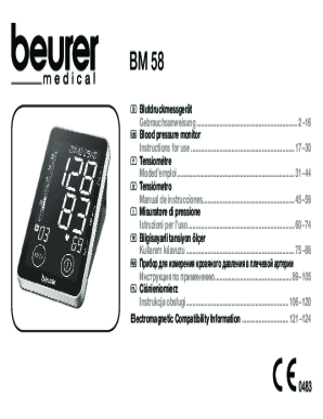 Completable En línea Beurer BM 58 Upper Arm Blood Pressure ...