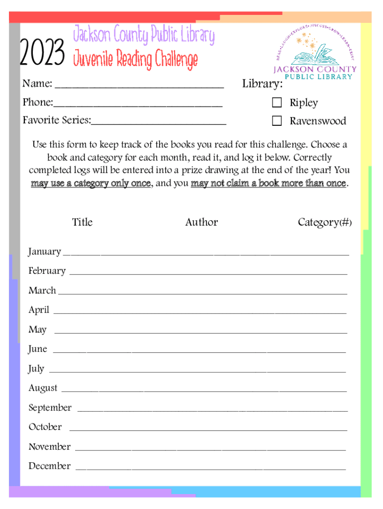 Fillable Online Summer Reading ChallengeWe Should Be Folding Laundry ...