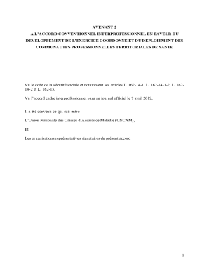 Remplissable En Ligne Comprendre l'avenant 2l'ACI CPTS - Exercice coordonn Faxer Email Imprimer ...