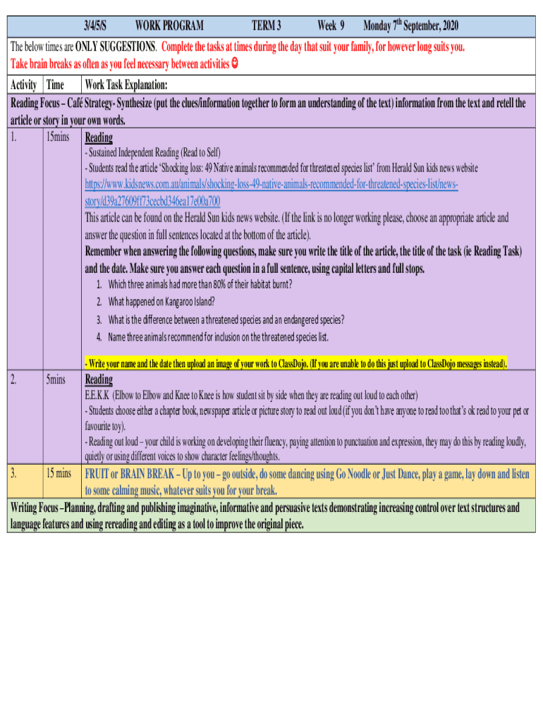 Fillable Online 3 person schedule rotation - Designing visual & Digital ...