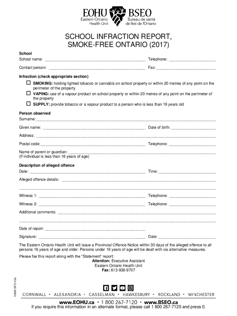 Fillable Online School Offence Reporting Form Fax Email Print - pdfFiller