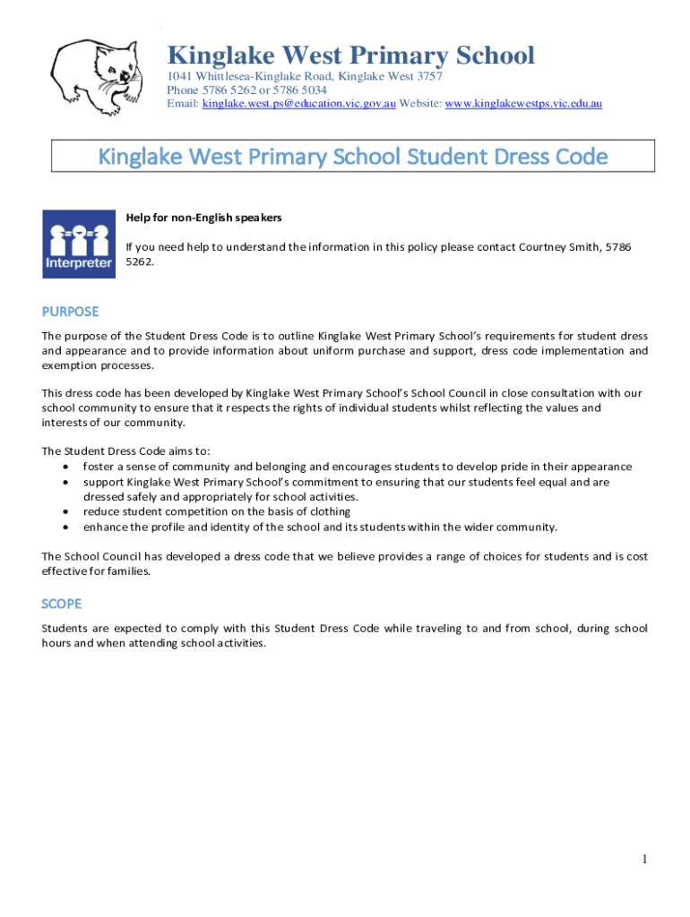 Fillable Online Kinglake West Primary School Facts - Good Schools Guide ...